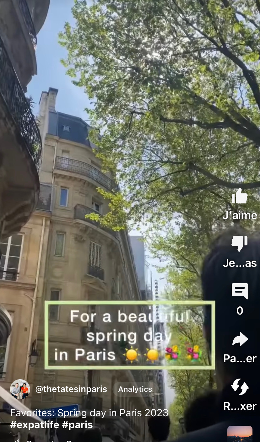 Spring Day in Paris - The Tates in Paris